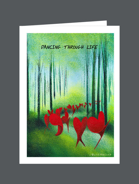 Leo Posillico Greeting Card Dancing Through Life – POSILLICO CARDS AND ...